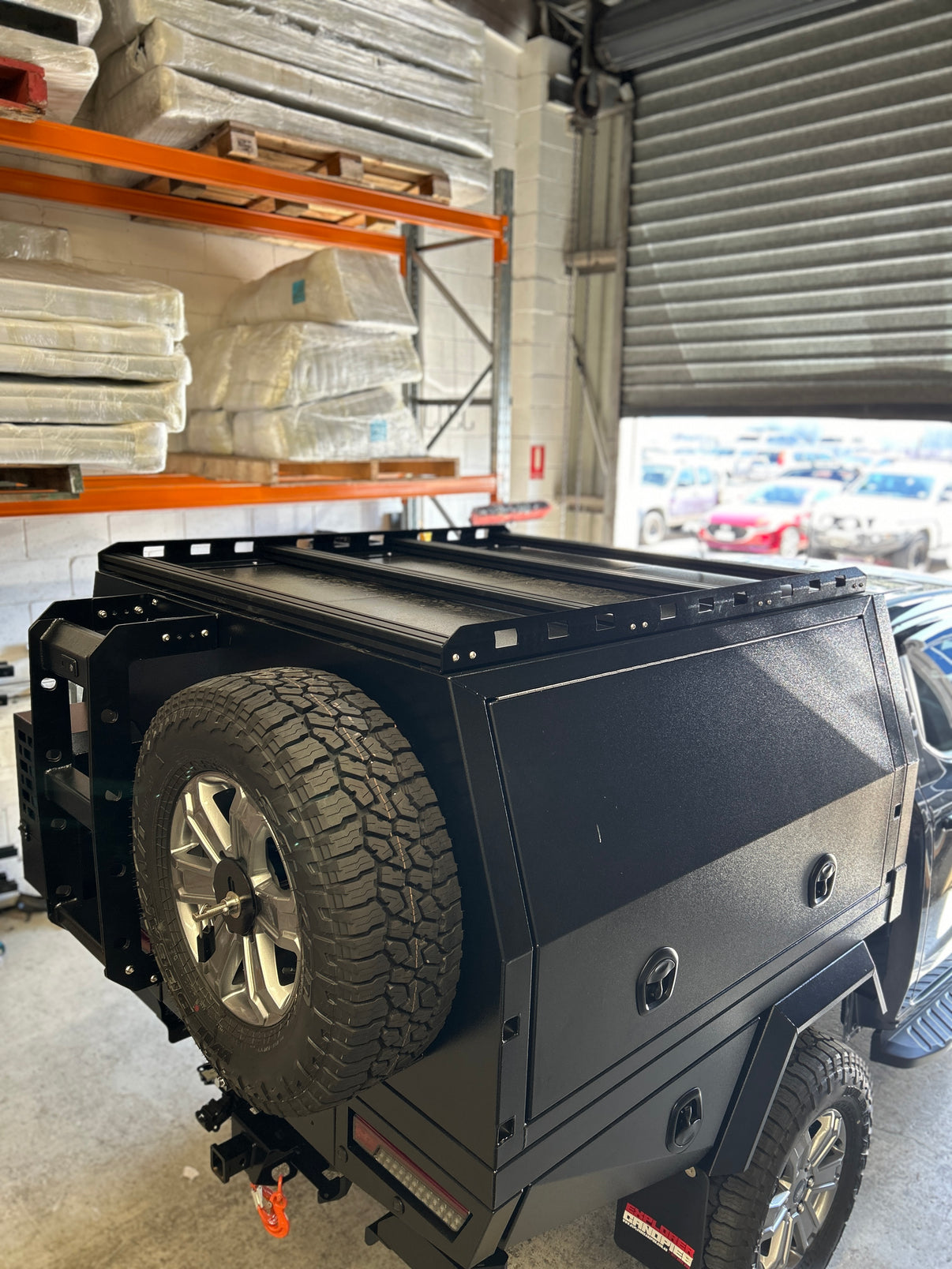 Black Flat Platform Roof Rack 1600mm | Explorer Canopies & Ute Trays